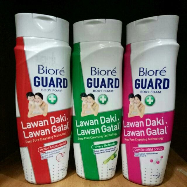 Jual Sabun Mandi Biore Guard Botol Lawan Daki Lawan Gatal 100 ml- 250 ...
