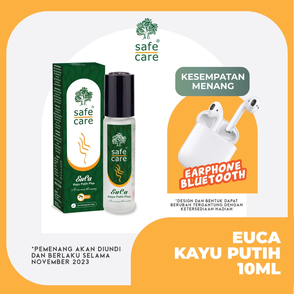 Jual Safe Care Minyak Kayu Putih Euca Aromatherapy Roll On 10 ml | Shopee Indonesia