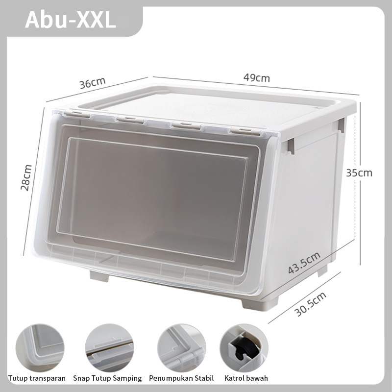 Jual Dapat Dilipat Storage Box Kapasitas Ekstra Besar Kontainer Box ...