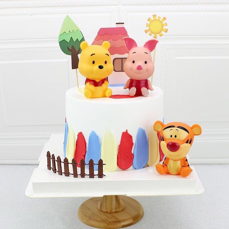 Jual Hiasan kue ultah Pooh dan Teman2/ Topper Cake Pooh Murah Lengkap ...