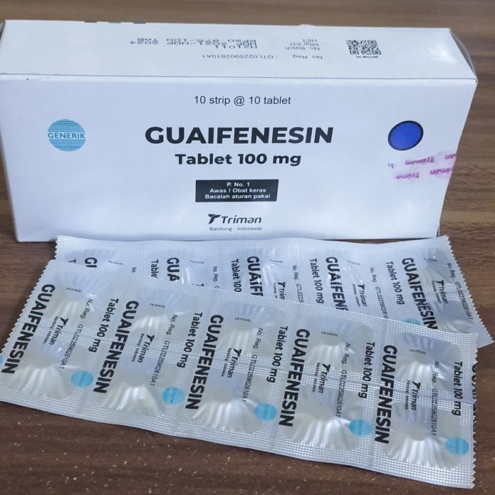 Jual Guaifenesin 100 mg - Obat Batuk Berdahak | Shopee Indonesia