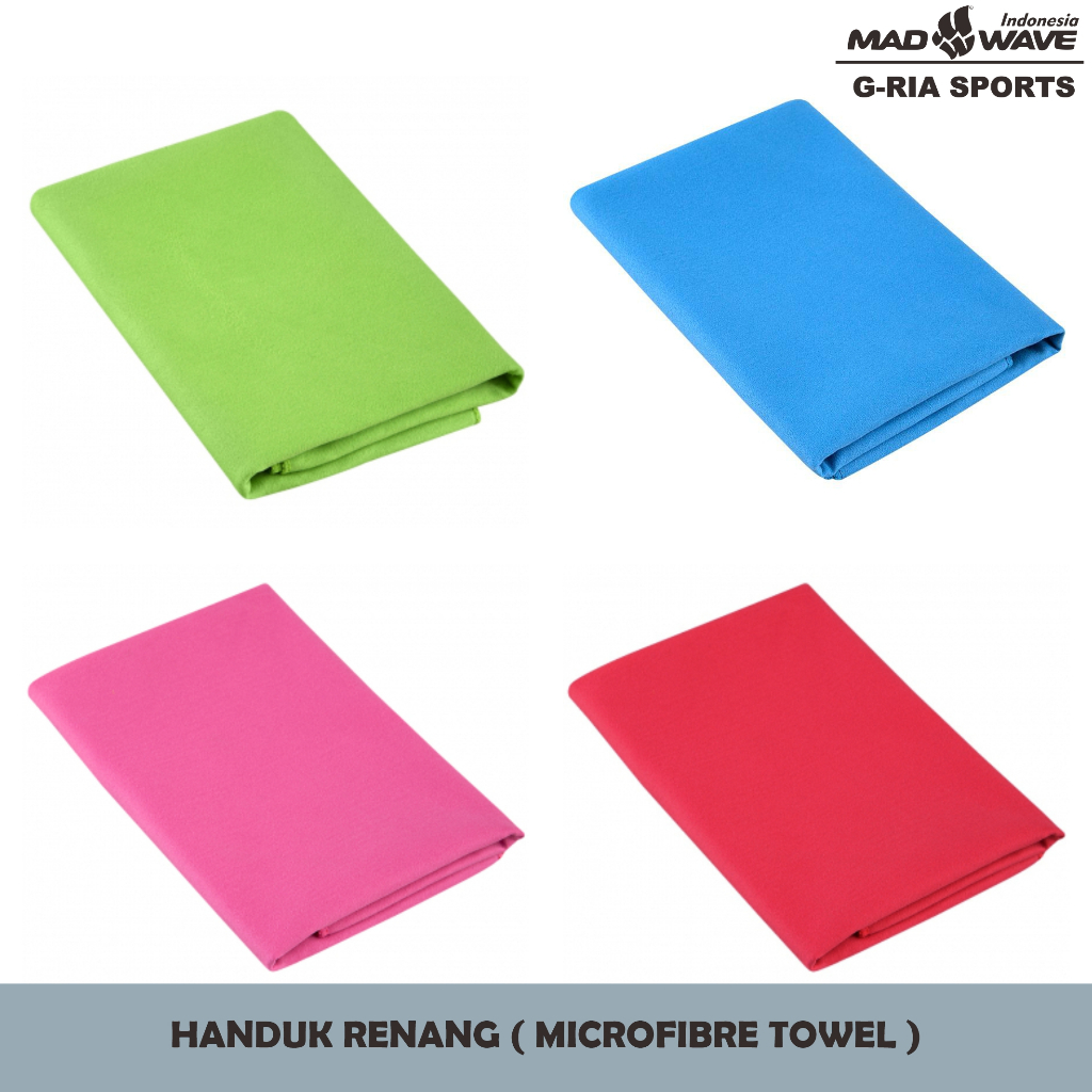 Jual Handuk Renang Microfiber Original Mad Wave Polos ( Towel ...