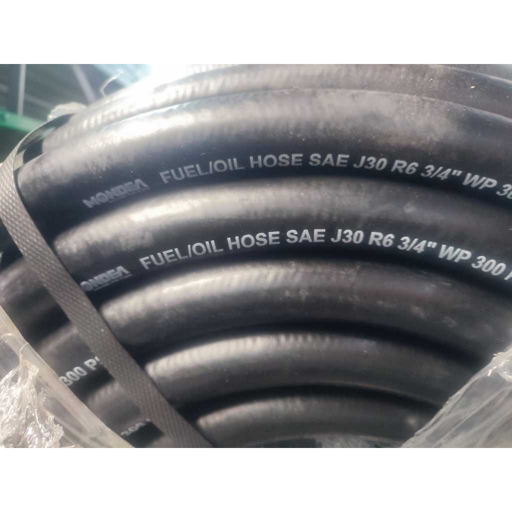 Jual Selang Fuel / Oil Hose 3/4 inch (19 MM) WP 300 PSI Rollan | Shopee ...