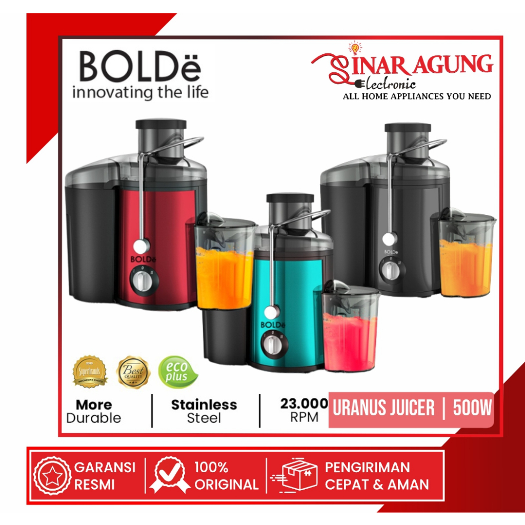 Jual [COD] BOLDE SUPER JUICER JUPITER JUICER EXTRACTOR ALAT PEMBUAT JUS ...