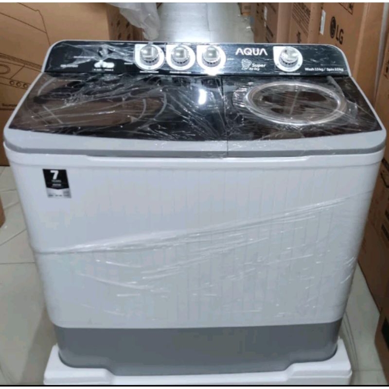 Jual AQUA SANYO Mesin Cuci Twin Tube 15 Kg QW 1570HT QW1570 2 TABUNG 15KG | Shopee Indonesia