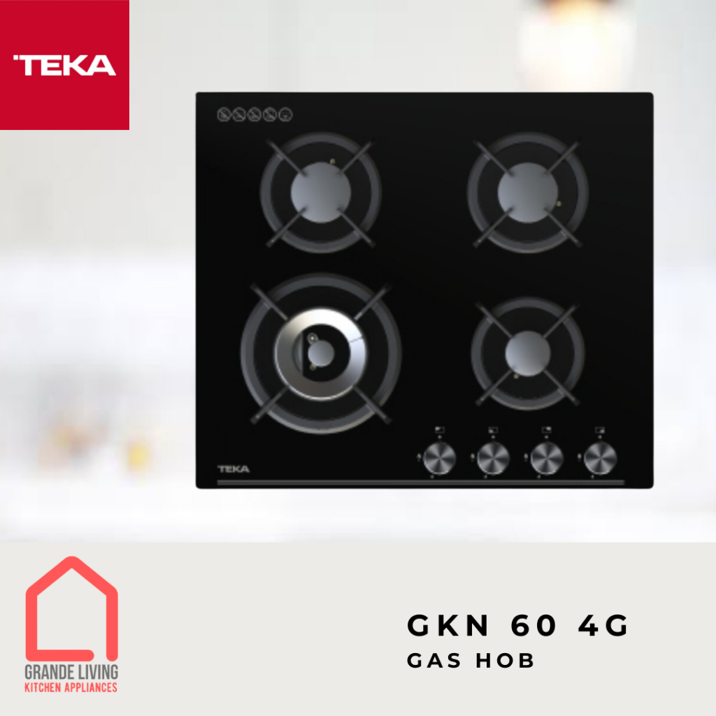 Jual TEKA Glass Gas Hob Kompor Gas Kaca GKN 60 4G | Shopee Indonesia