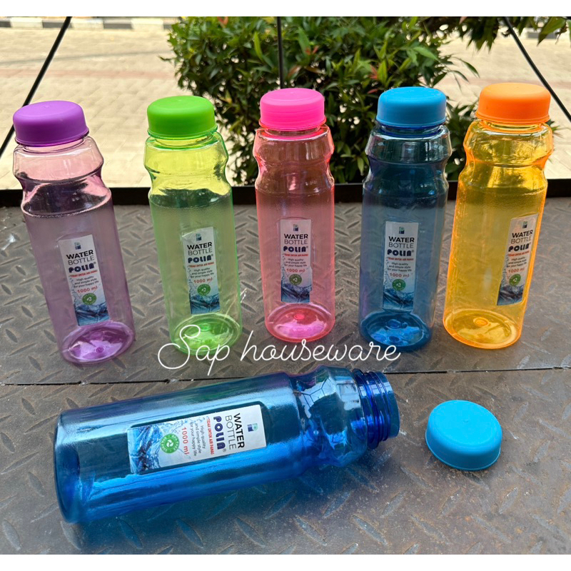 Jual Botol minum polin 1000ml/botol minum putar/botol minum murah ...