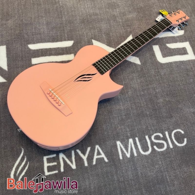 Jual Gitar Akustik Elektrik ENYA NOVA GO SP1 Black-White-Blue-Ungu-Pink +Tas Dll Built in ...