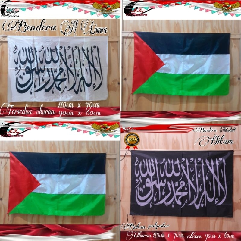 Jual BENDERA PALESTINA BENDERA AR RAYYAH AL LIWA | Shopee Indonesia