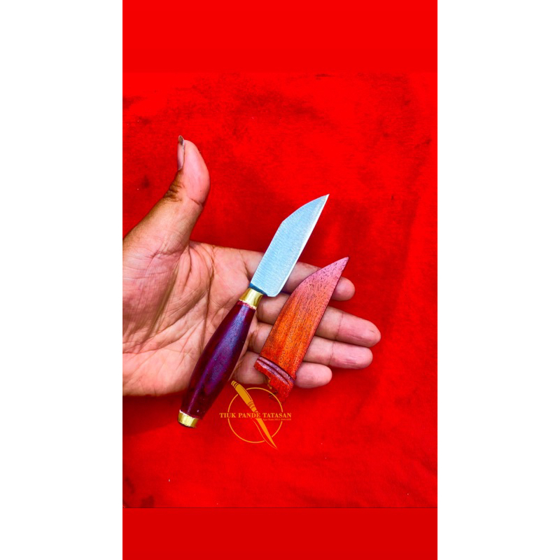 Jual pisau MINI 7 cm / tiuk metuasan / pisau janur / pisau dapur ...