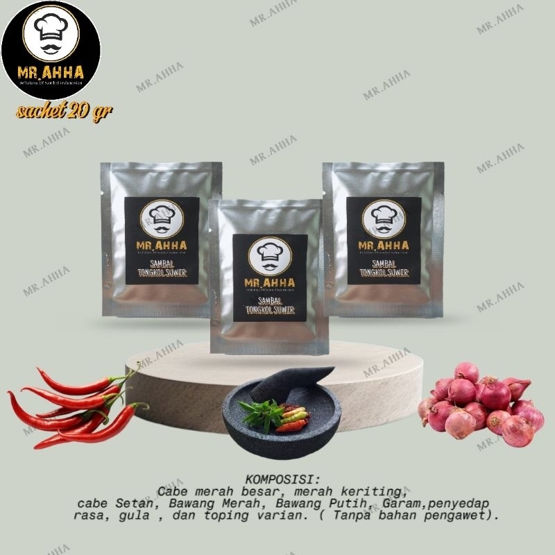 Jual MR.AHHA- SAMBAL TONGKOL SUWIR KEMASAN SACHET 20 GRAM SIAP SAJI ...