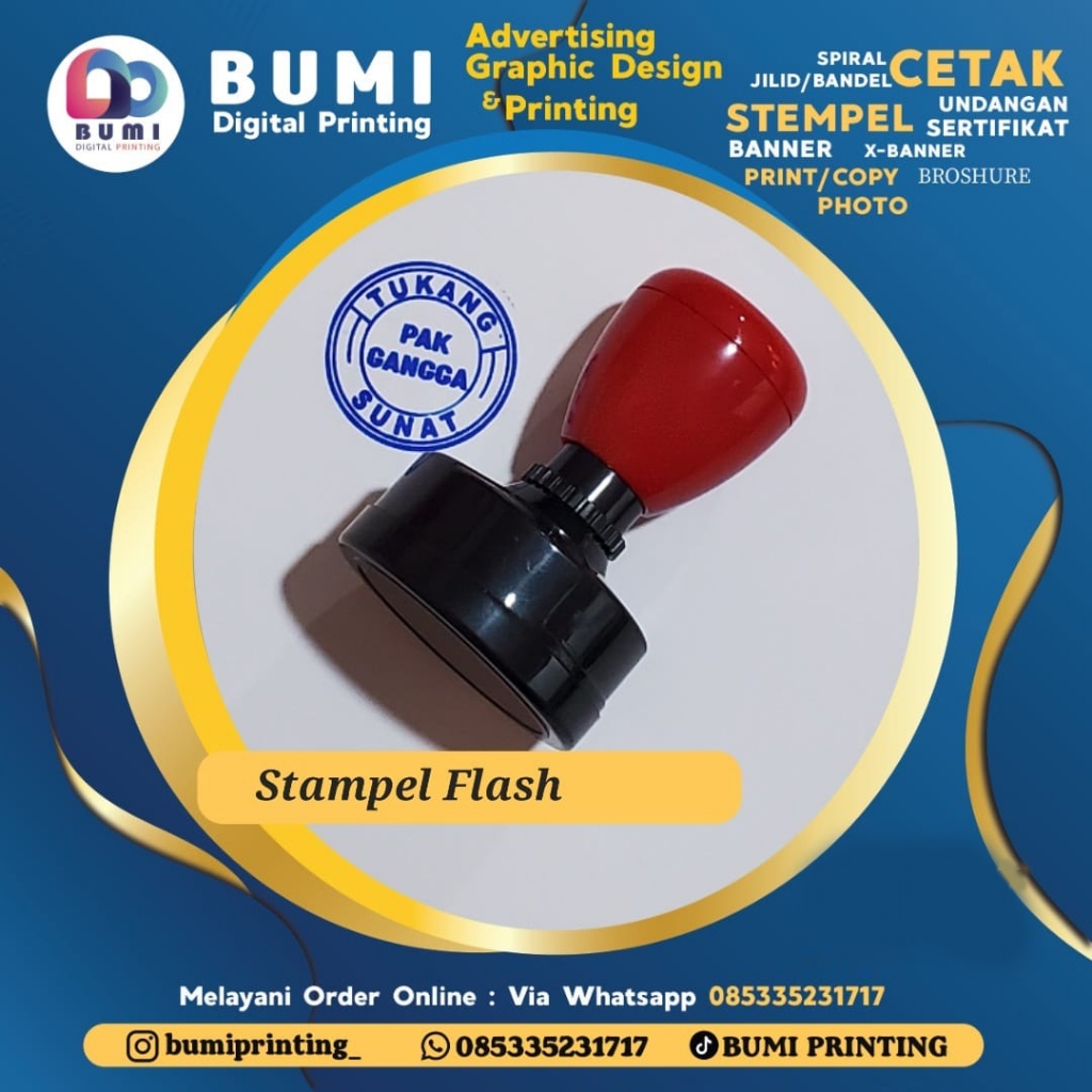 Jual Stempel Custom / Stempel Logo / Stempel Nama | Shopee Indonesia