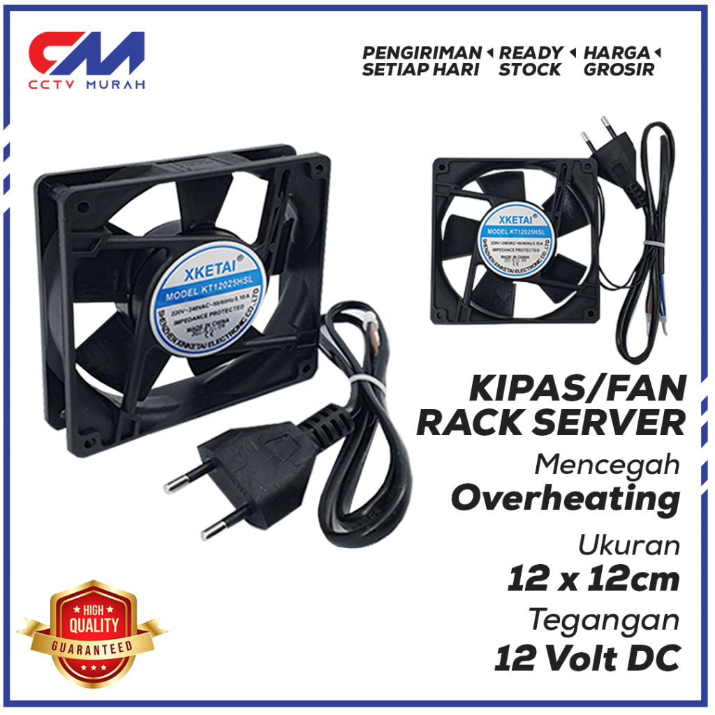 Jual Single Fan Wallmount Rack Server - Accessories Kipas Rack Server ...
