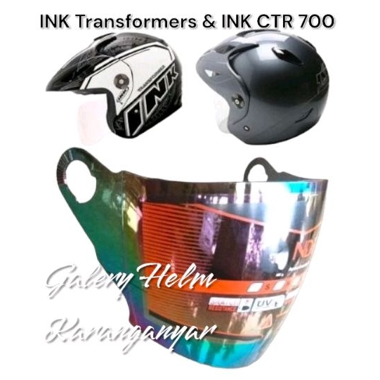 Jual (NDR-1) Kaca Helm INK Transformers dan INK CTR 700 all Varian Warna Helm INK Transformer ...