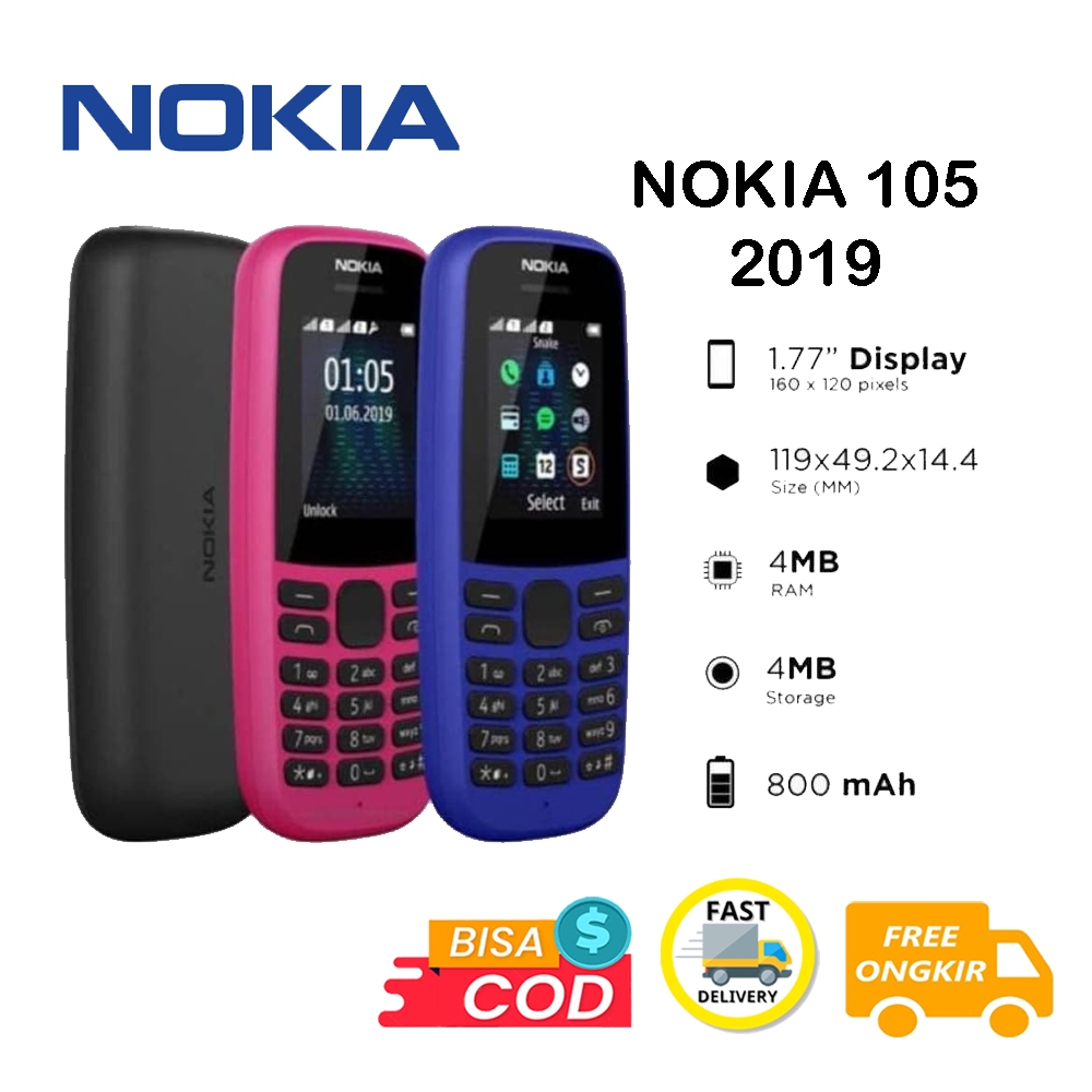 Jual NOKIA 105 2019/ NOKIA JADUL BISA COD | Shopee Indonesia