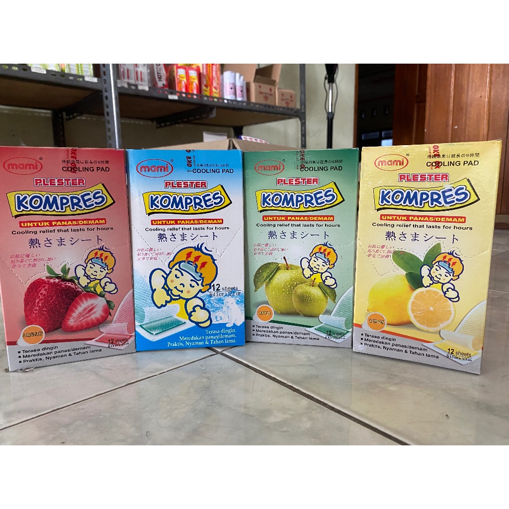 Jual Mami Kompres Bayi/Anak Plester Aroma Buah (PER BOX) | Shopee Indonesia