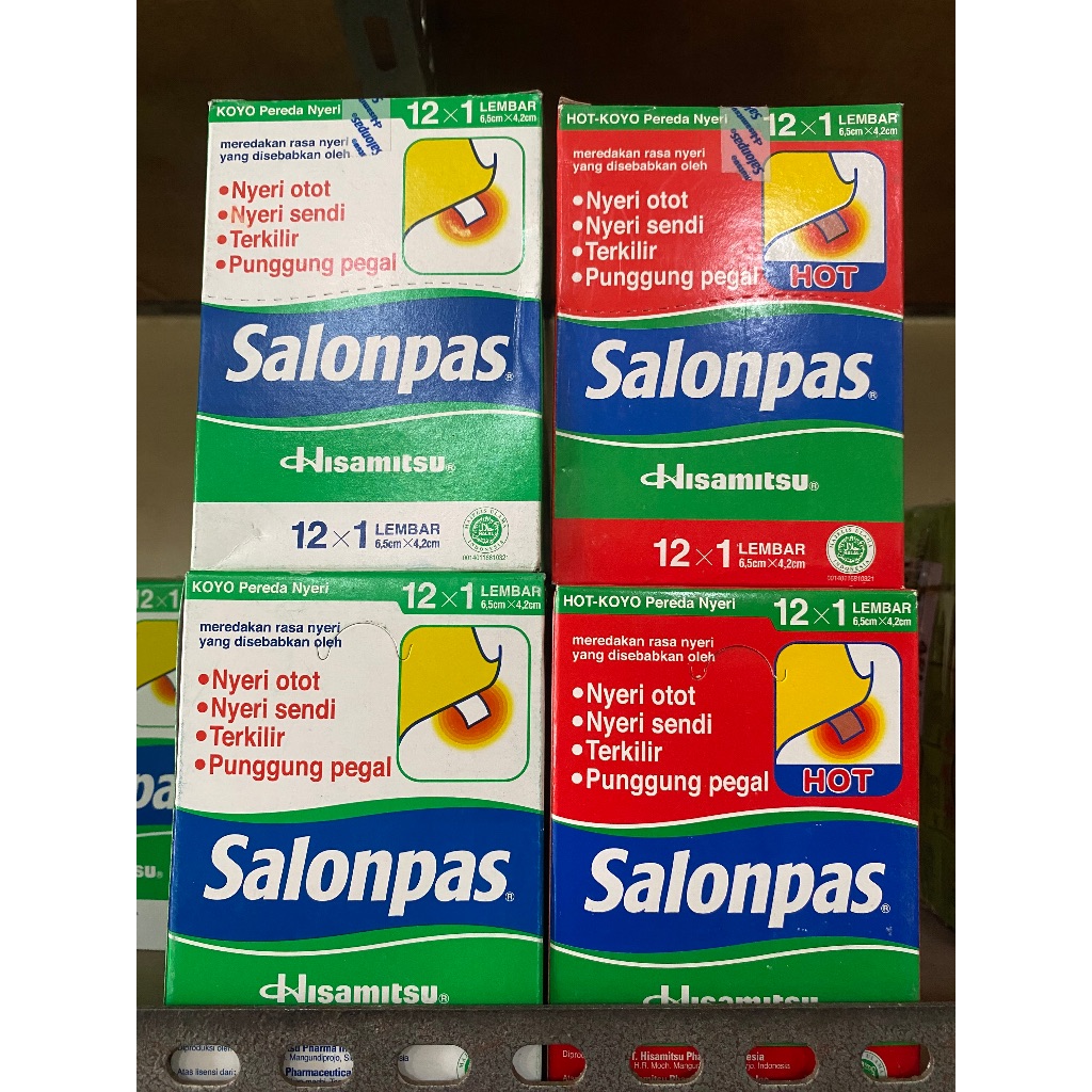 Jual Salonpas/Salonpas Hot Box Isi 10 Sachet @12 Lembar | Shopee Indonesia