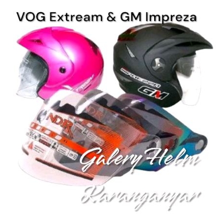 Jual (NDR-2) Kaca Helm VOG Extream Dan GM Impresa || Kaca Helm VOG ...