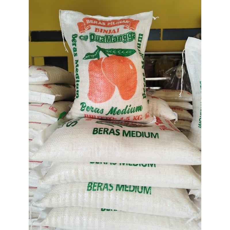 Jual BERAS CAP DUA MANGGA 4,5 KG || BERAS PILIHAN PRODUKSI BINJAI ...