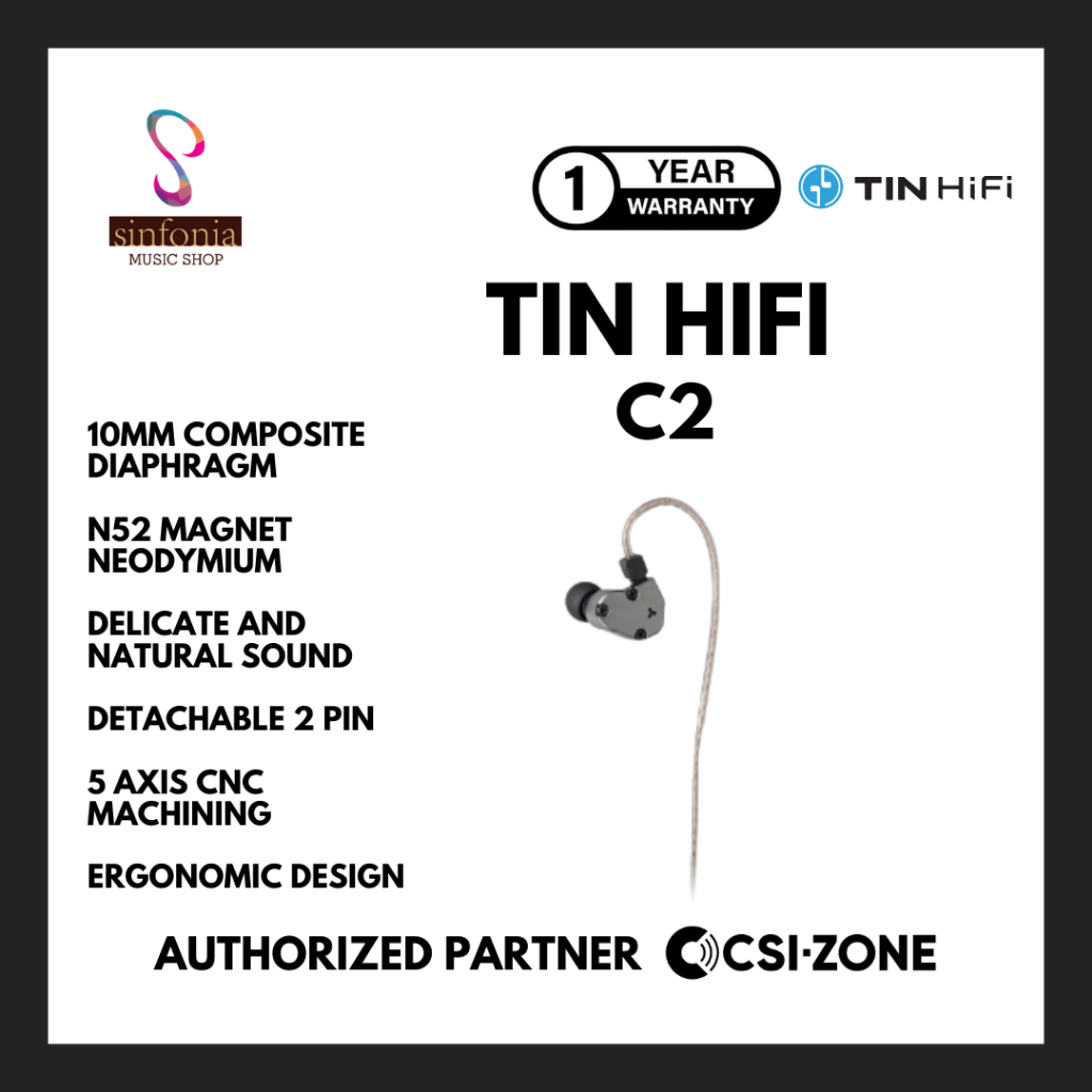 Jual Tin HiFi C2 Mech Warrior LCP Composite Diaphragm In Ear Earphone ...