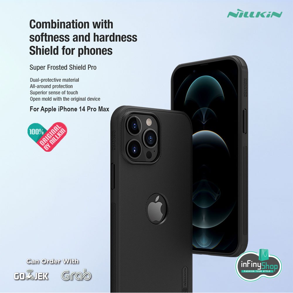 Jual APPLE IPHONE 15 (6.1) - NILLKIN SUPER FROSTED SHIELD PRO (LOGO ...