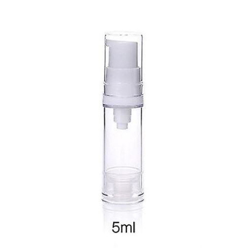 Jual Botol Airless Clear Pump Lotion 5ml Refillable / Botol Bening ...