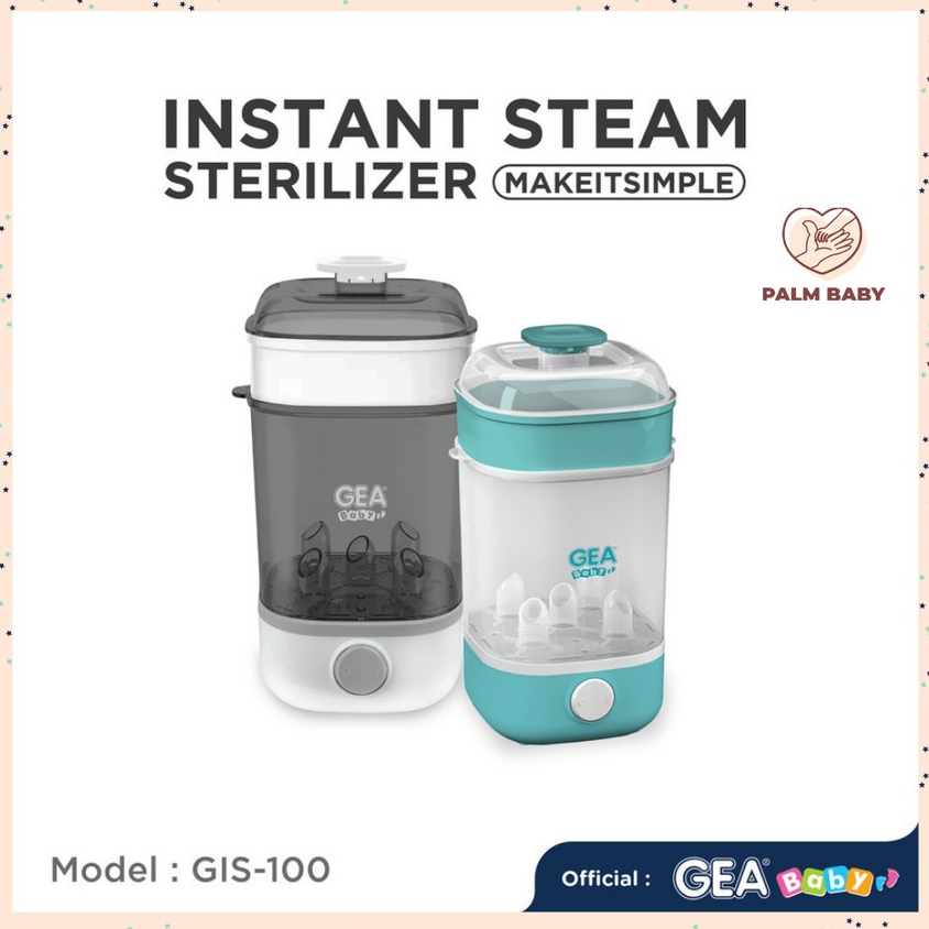 Jual GEA Baby Instant Steam Sterilizer GIS-100 / sterilisasi uap botol ...
