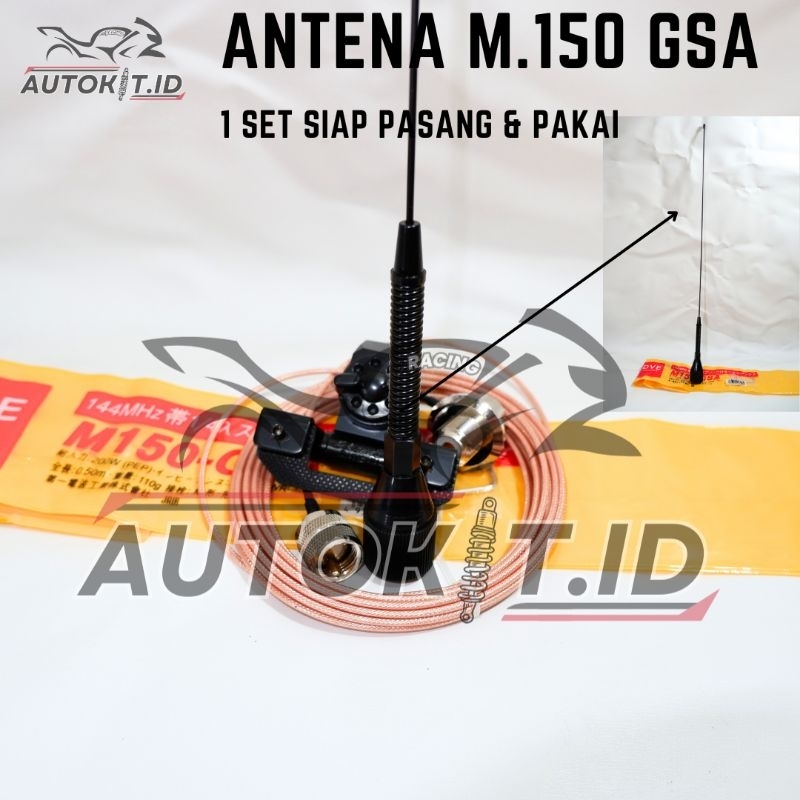 Jual PAKET ANTENA RIG M150 GSA UNTUK DIMOBIL FREKUENSI VHF | Shopee ...