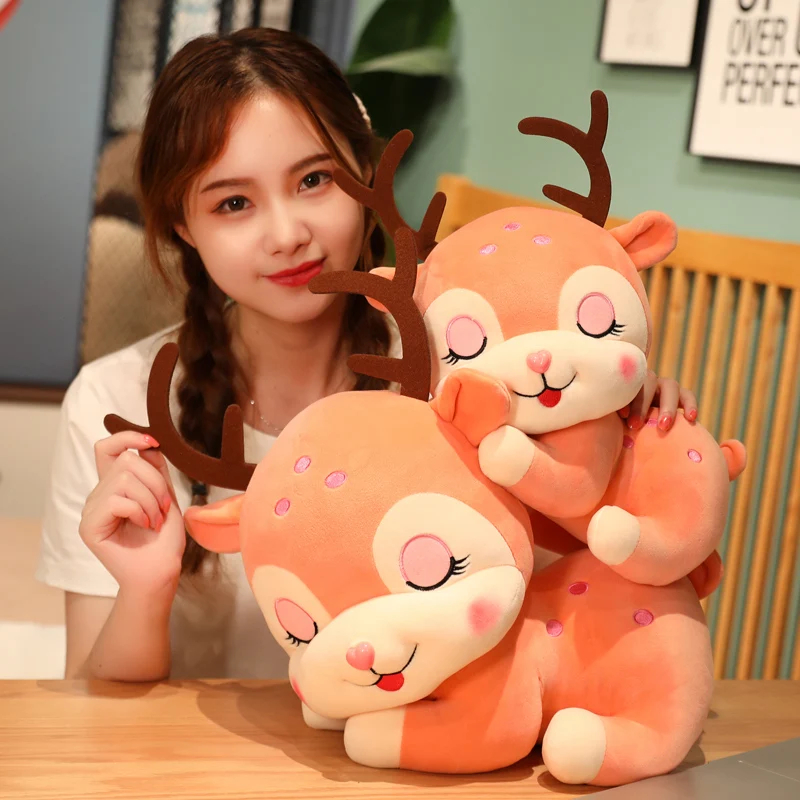 Jual Mainan Anak Boneka Rusa Rebah Lucu Bahan Yelvo Import Halus Dan ...