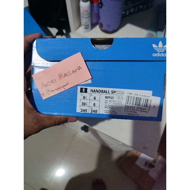 Jual Adidas Handball Spezial Ice blue | Shopee Indonesia