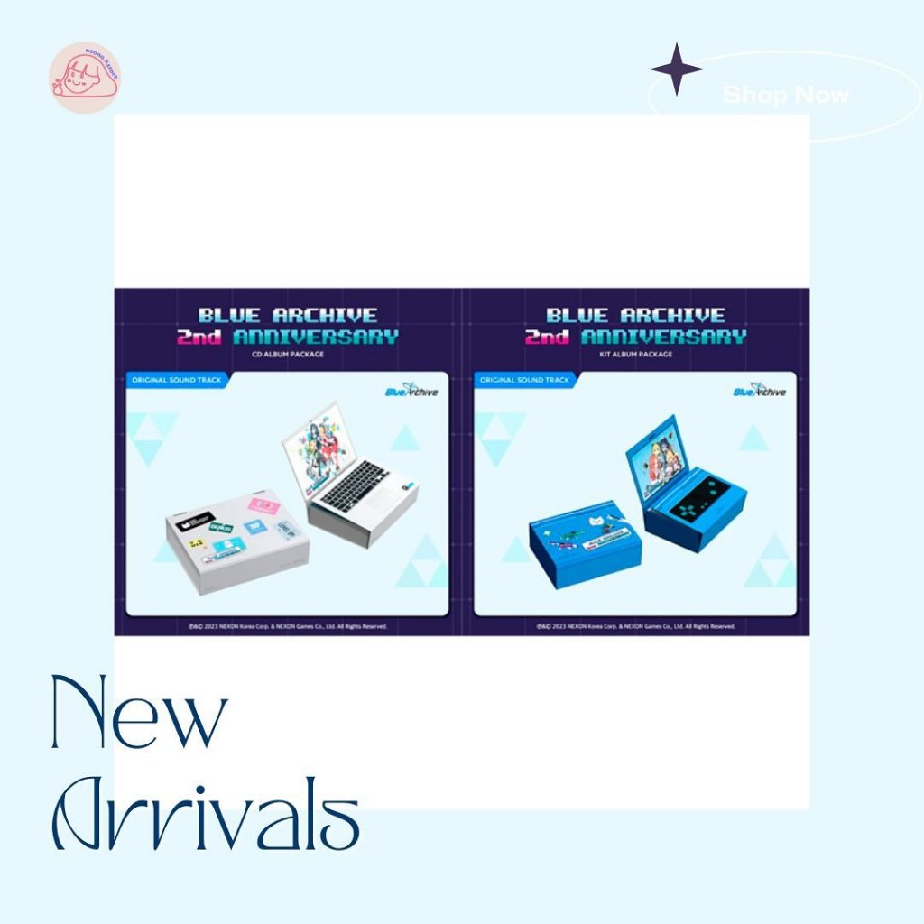 Jual [PO] BLUE ARCHIVE 2nd ANNIVERSARY OST (CD ALBUM PACKAGE + KIT ...