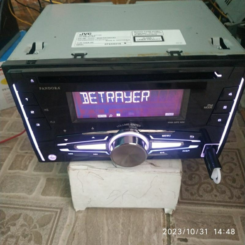 Jual Tape mobil ori xenia double din Head unit jvc pandora xenia kw-r710d | Shopee Indonesia