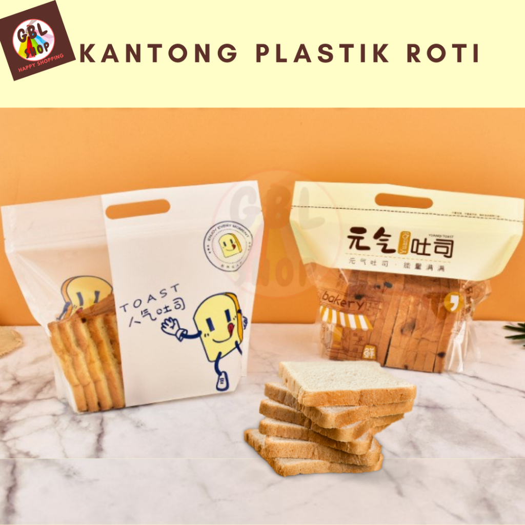 Jual Plastik Roti Tawar 32x27x11 Kantong Klip Kemasan Roti Bread Toast ...