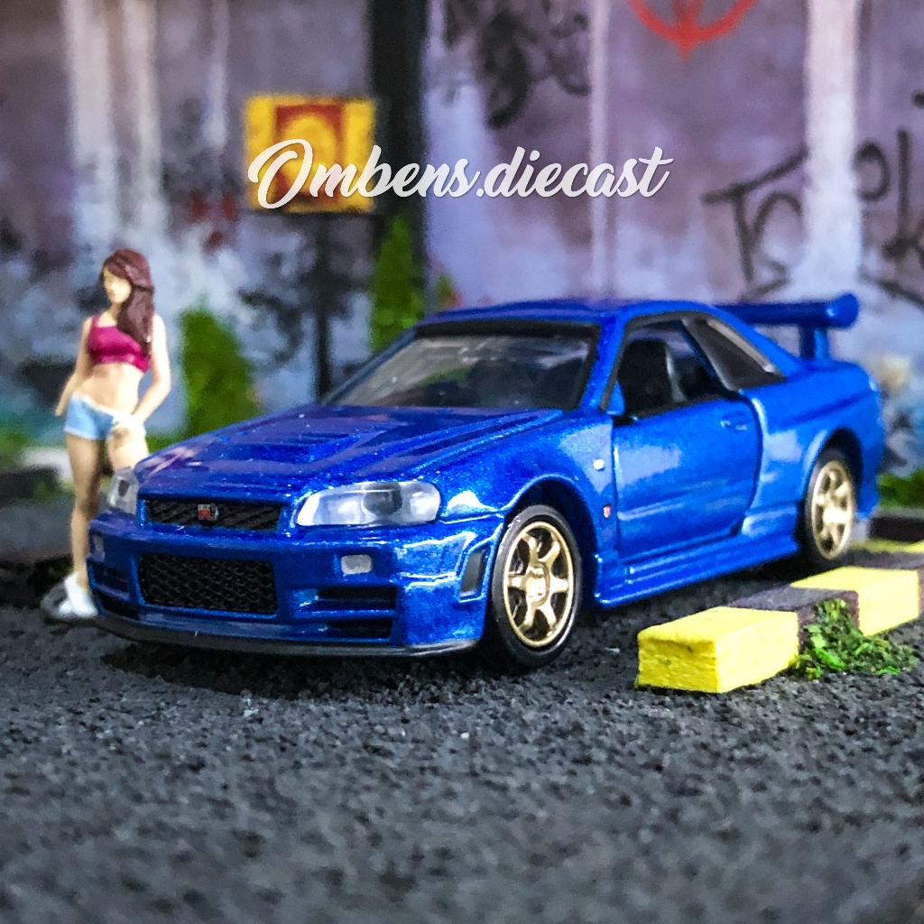 Jual Tomica Premium 06 Unlimited Nissan Skyline R34 GT-R Fast Furious ...
