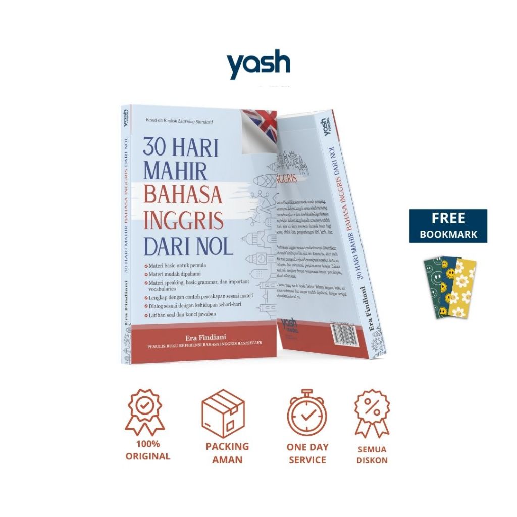 Jual 30 Hari Mahir Bahasa Inggris dari Nol - Era Findiani - Yash Media ...