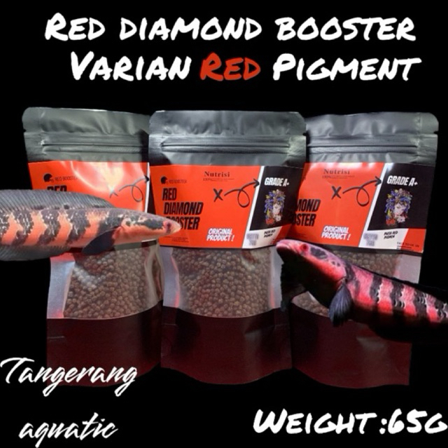 Jual PELET RED DIAMOND BOOSTER PELET IKAN FLOATING CHECHIlD TROPICAL ...
