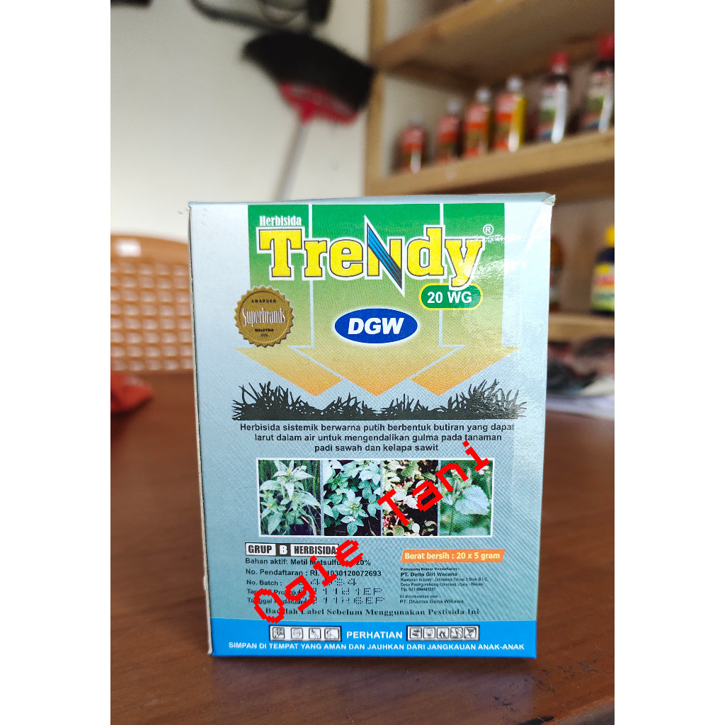 Jual HERBISIDA TRENDY 20 WG, Herbisida Sistemik Berwarna Putih ...