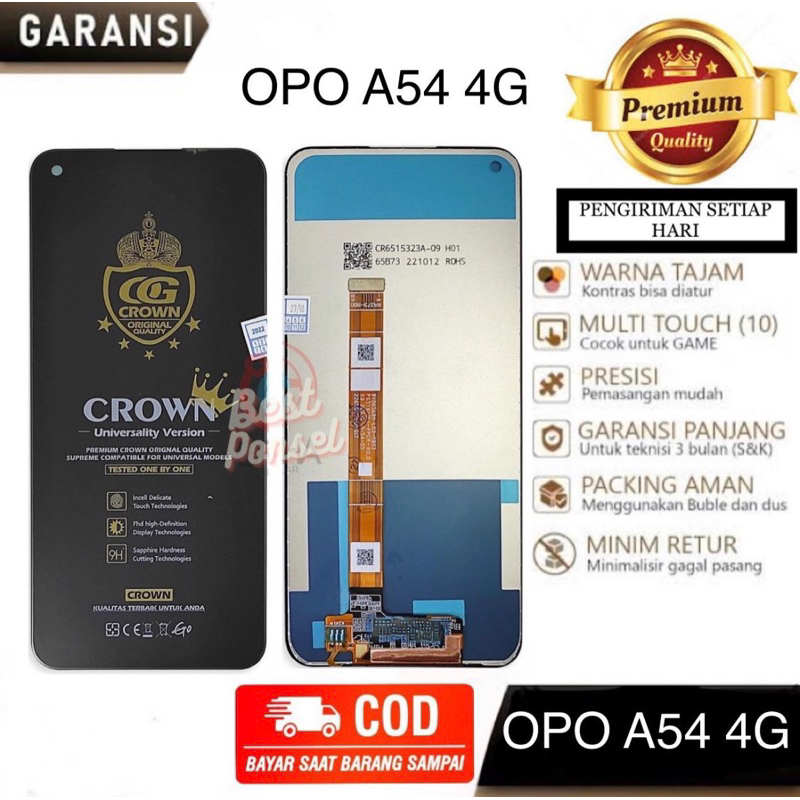 Jual Lcd Touchscreen OPPO A54 4G Fullset ORIGINAL | Shopee Indonesia