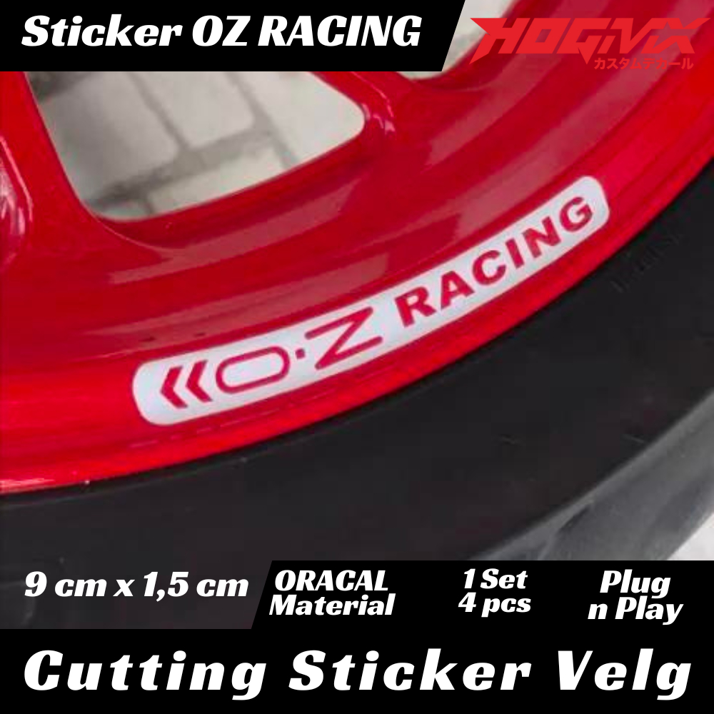 Jual Sticker Velg Motor OZ RACING Bahan Oracal Terbaik | Shopee Indonesia
