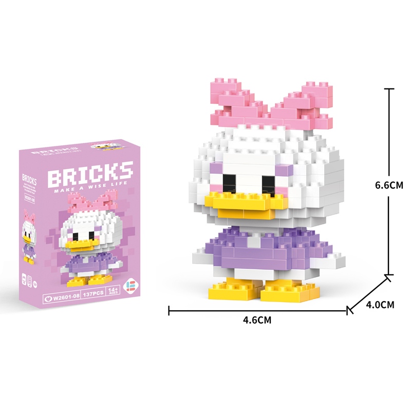 Jual DIY Bricks Mini Nano Block Model Kartun Building Block Mini Blok ...