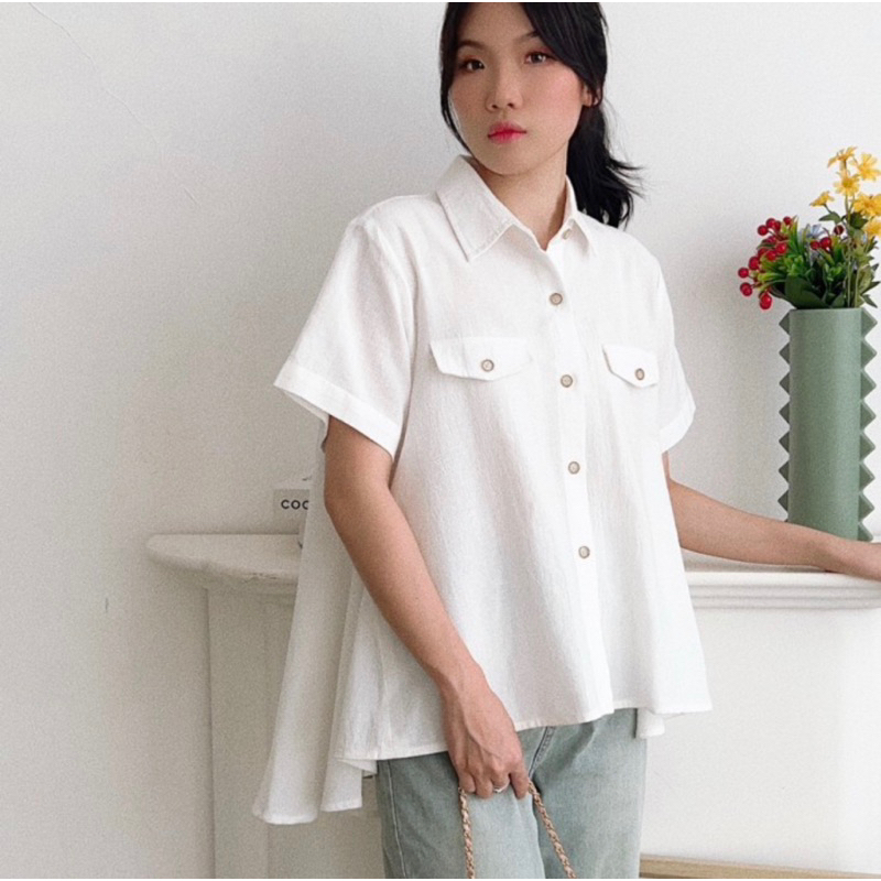 Jual Sophiaalicertw Sans Shirt White NEW with tag | Shopee Indonesia
