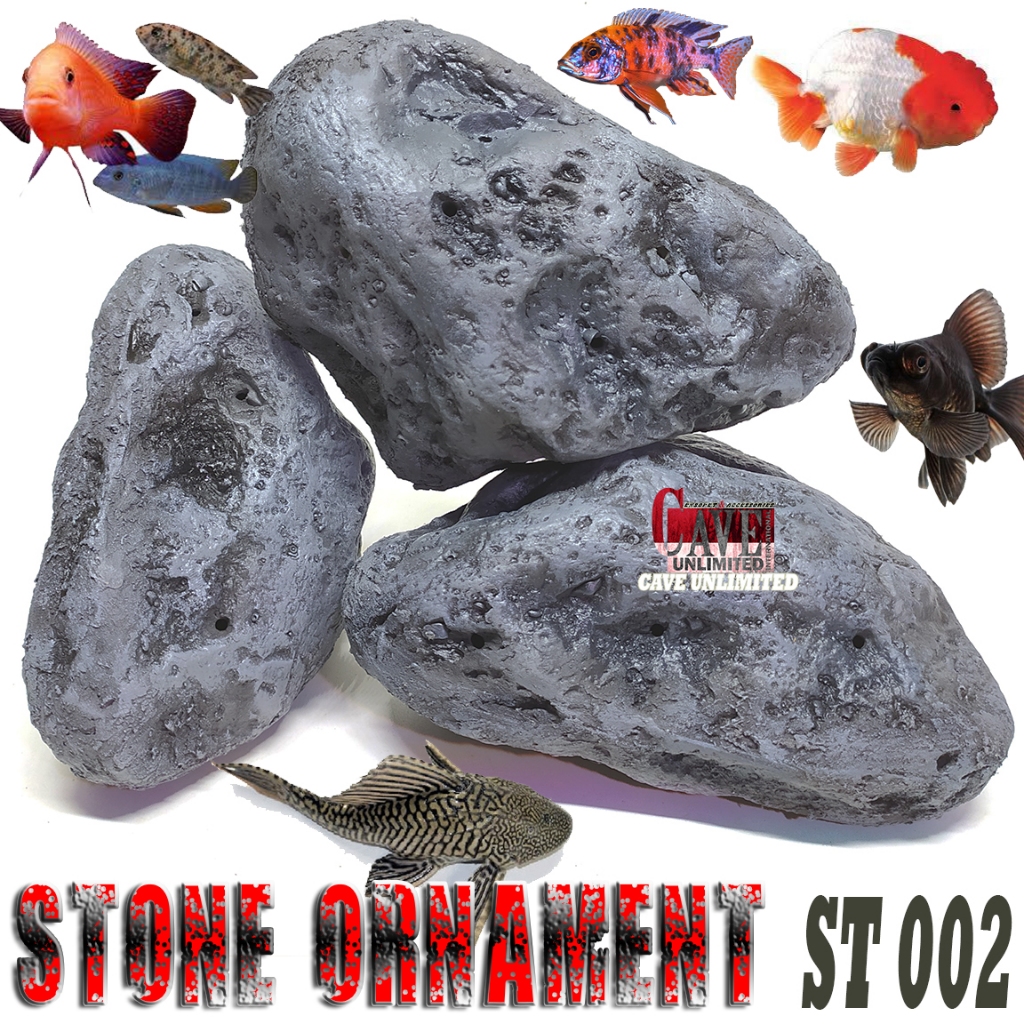 Jual ST002 BATU AQUARIUM ORNAMENT AQUASCAPE IKAN HIAS CICHLID NEON ...