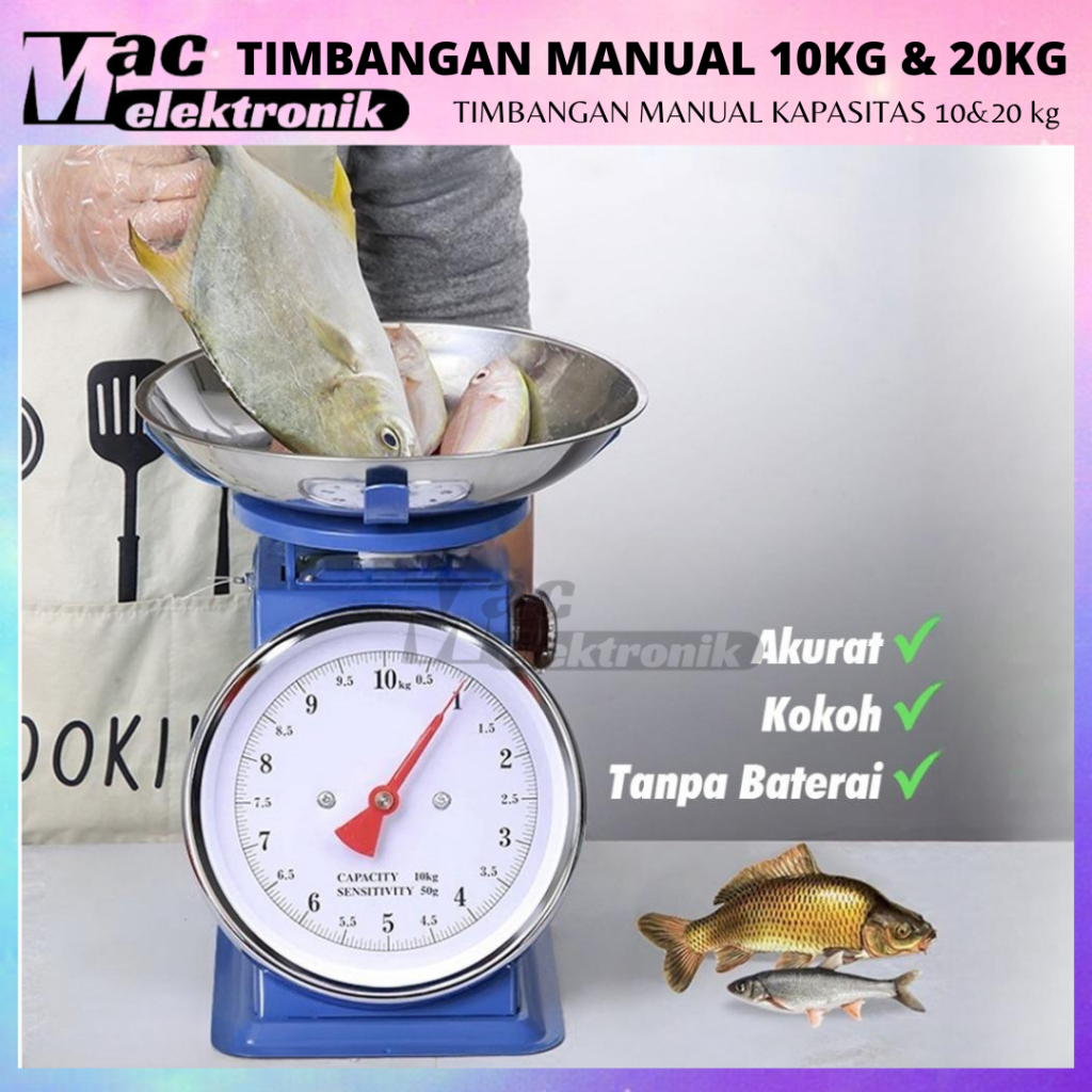Jual Timbangan buah Timbangan sayur Timbangan daging 10kg dan 20kg ...