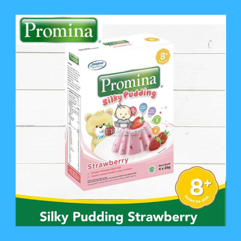 Jual Promina - Silky Puding Strawberry 8+M 100 g | Shopee Indonesia