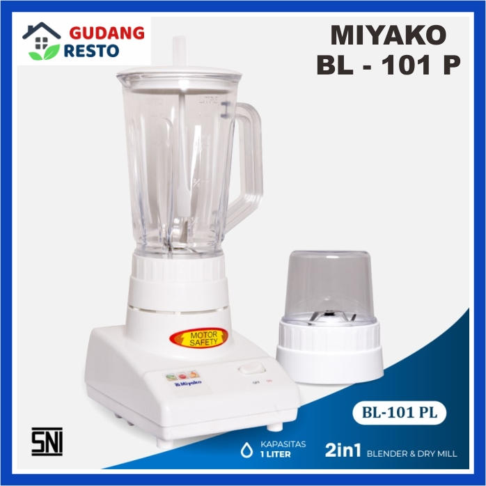 Jual TERMURAH Miyako BL 101 PL Blender Gelas Plastik Jar Goblet Plastik ...