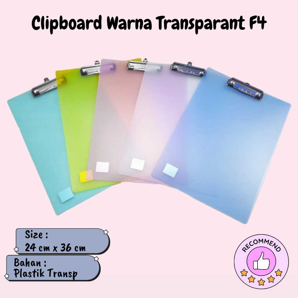 Jual Papan Jalan / Clipboard F4 / Alas Ujian / Papan Ujian / Clip Board ...