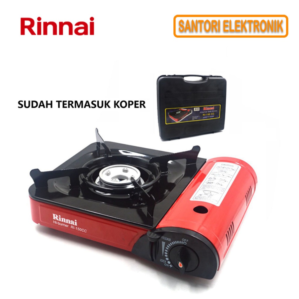 Jual KOMPOR GAS PORTABLE RINNAI RI-150CC | RI150CC SUDAH TERMASUK KOPER ...