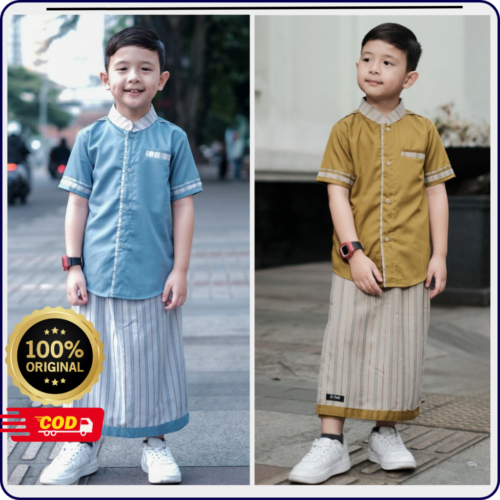 Jual Setelan Muslim Baju Koko Anak - Sarcel Ghazwan by El-fath X ...