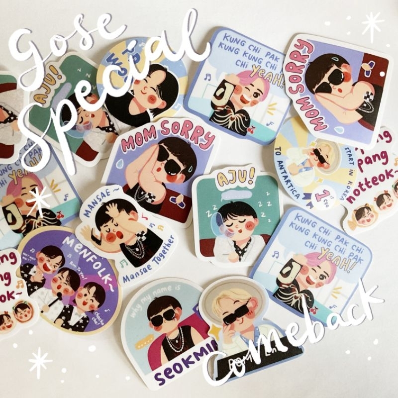 Jual GoSe BOMG Ent. stickers | Shopee Indonesia