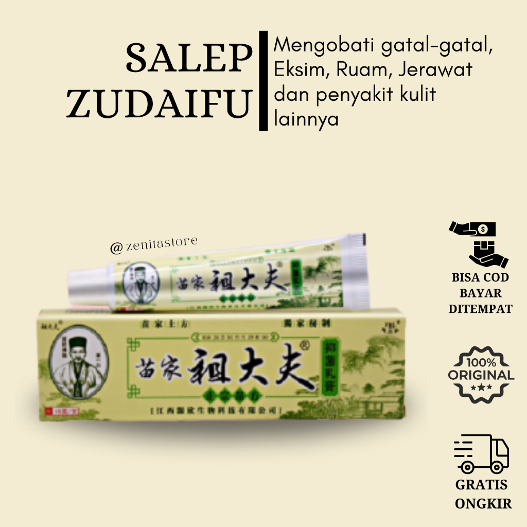 Jual Salep Zudaifu Original 100% Obat Gatal Alergi dan Penyakit Kulit ...